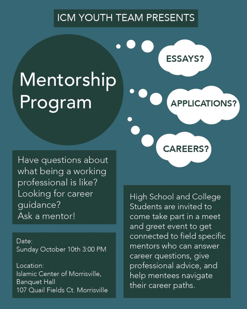 Youth Mentorship Program – Islamic Center of Morrisville