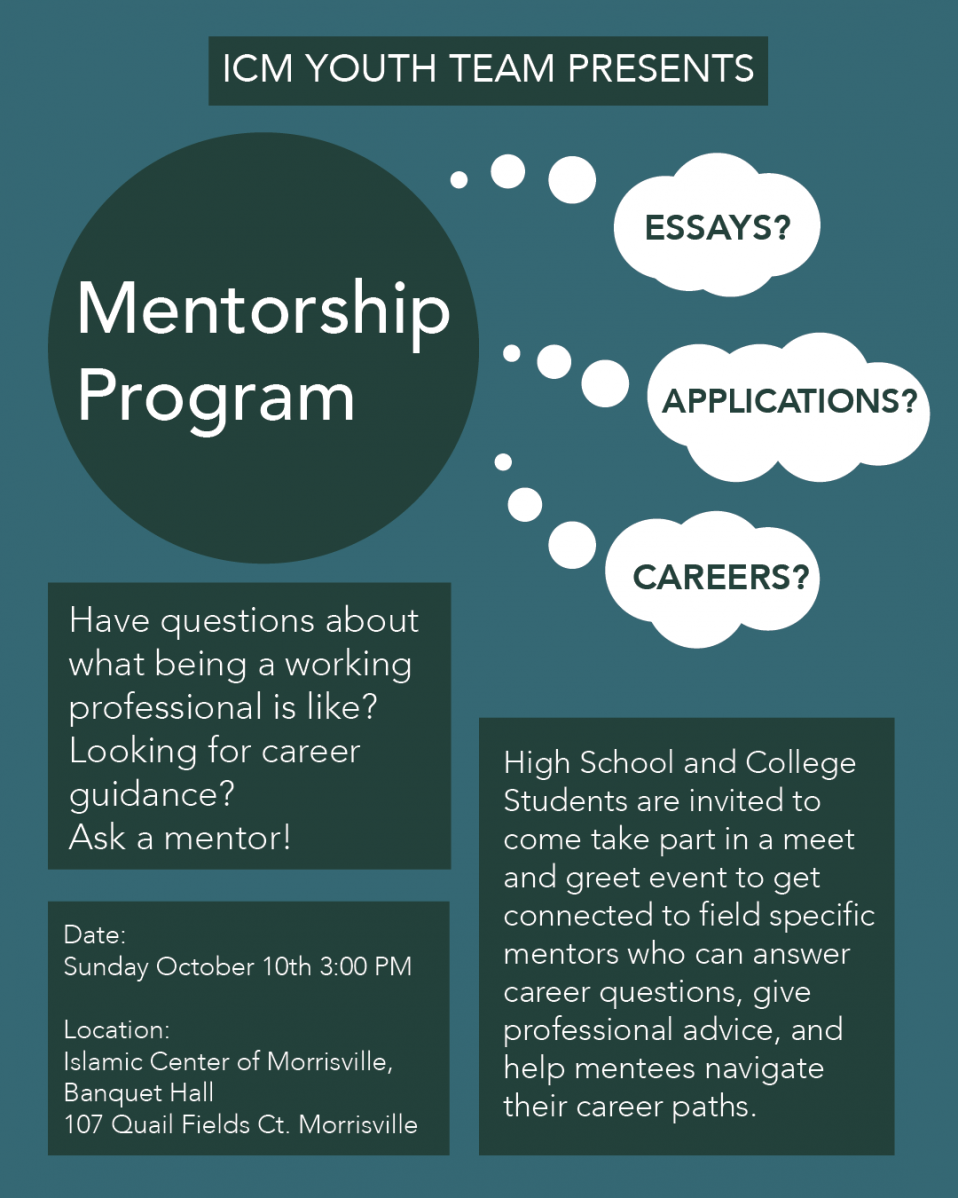 Youth Mentorship Program – Islamic Center of Morrisville