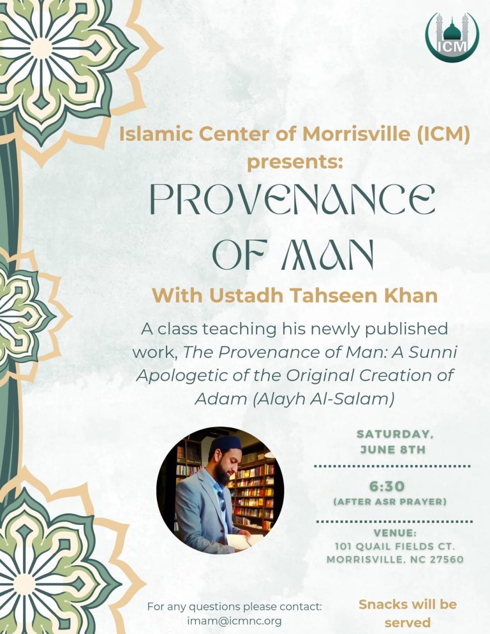 Islamic Center of Morrisville – Many Skin Colors. One Ummah. No Racism ...